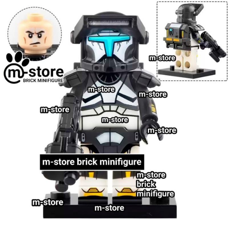 Jual brick star wars clone commando scorch mini toy figure | Shopee ...