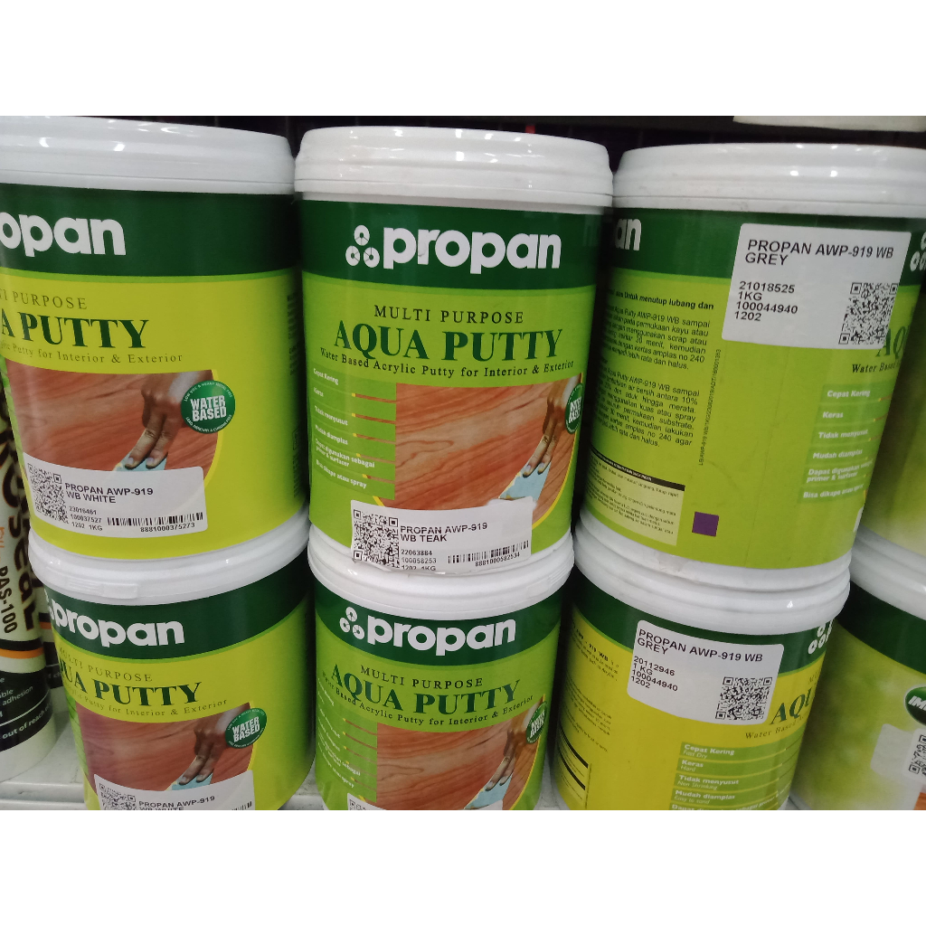 Jual Propan Aqua Putty 919 WHITE //Dempul//Cat Dasar Duco Waterbase ...