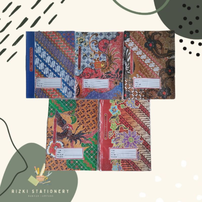 Jual Sampul Batik isi 20 lembar / Sampul Buku Kwarto Batik | Shopee ...