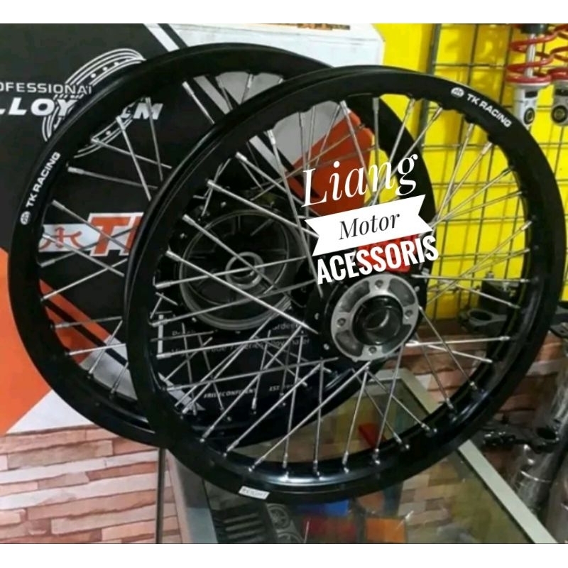 Jual Sepaket Velg TK Racing Ring 17 Tromol Set Original Yamaha RX King ...