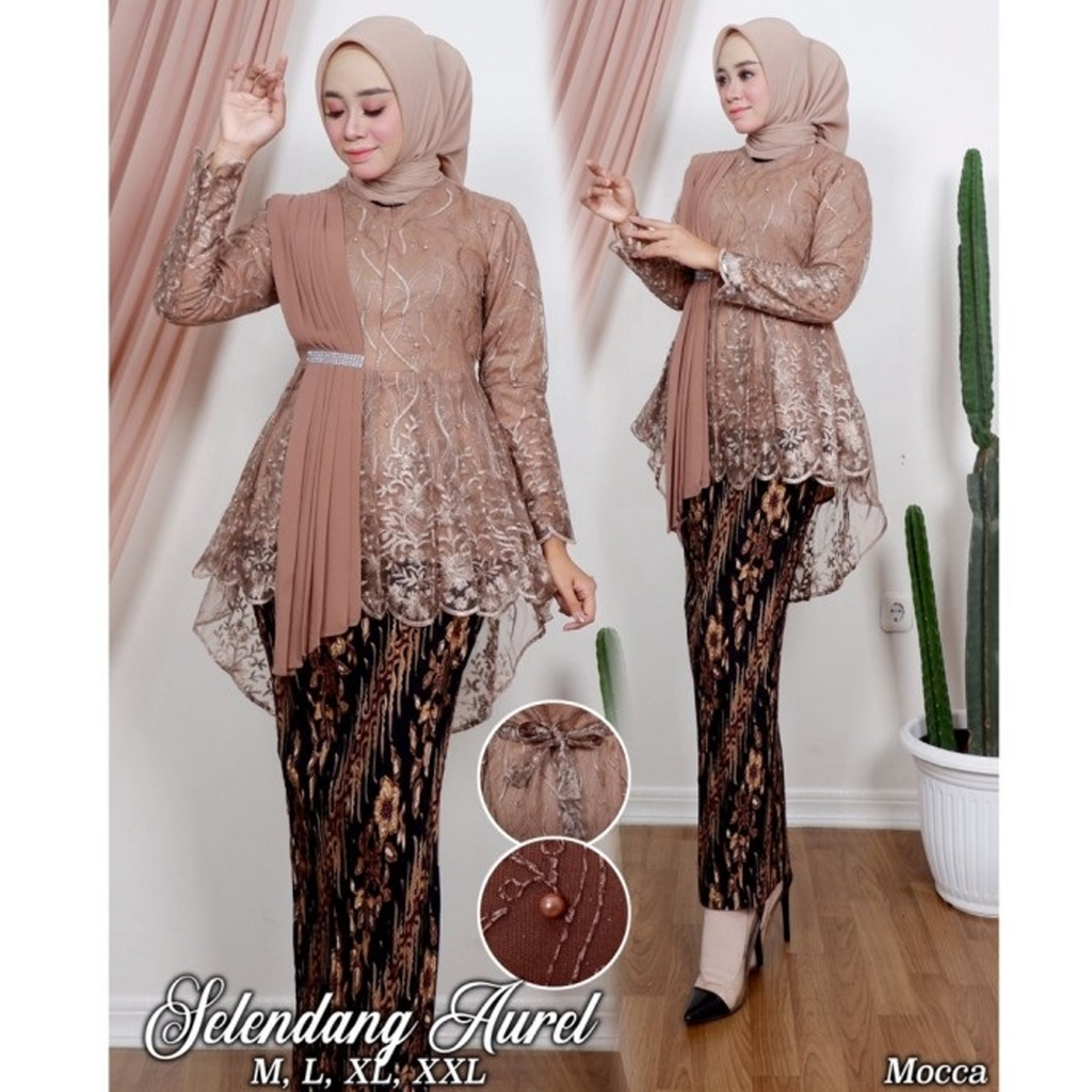 Jual Kebaya Modern Brukat Untuk wisuda dan untuk pesta bahan tile ...