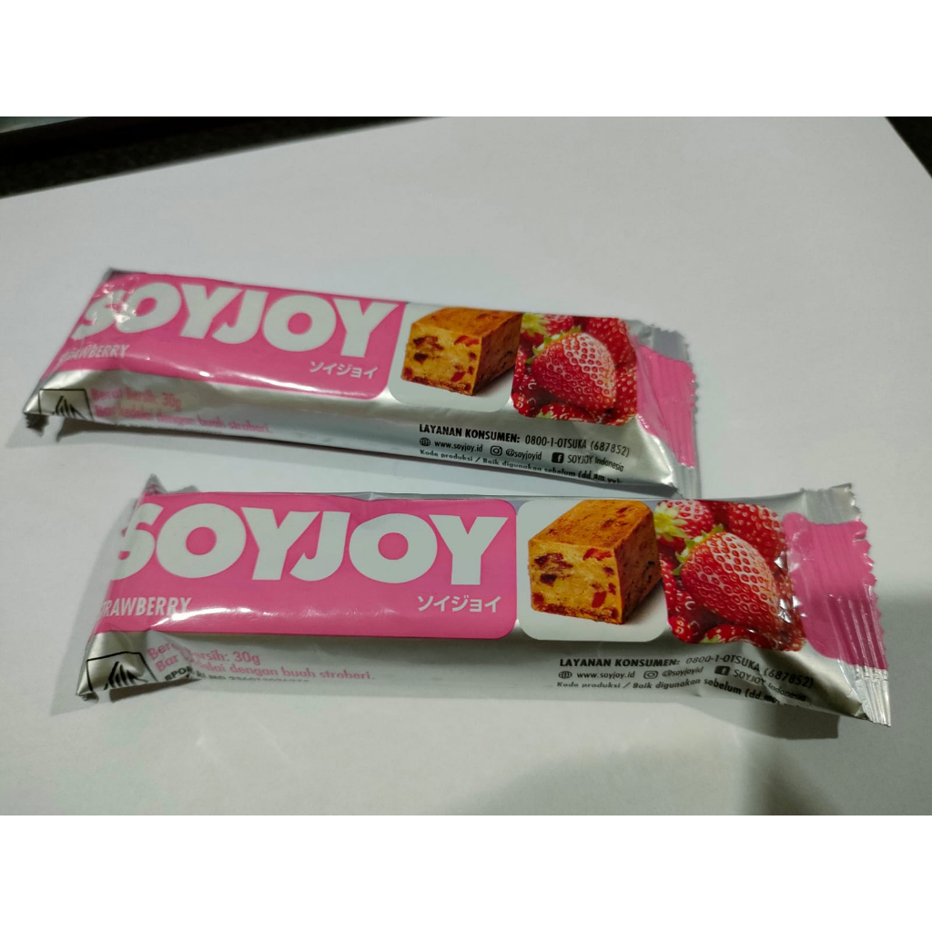 Jual SOYJOY SNACK DIET - RASA STRAWBERRY | Shopee Indonesia