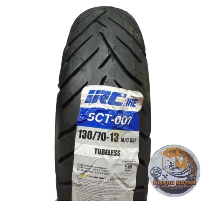 Jual IRC SCT-007 130/70-13 TL Ban Motor PCX / NMAX / ADV | Shopee Indonesia