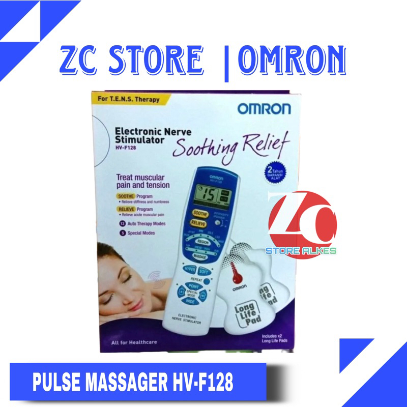 Jual pulse massager Tens Omron HV-F128/Alat Terapi/Alat Pemijit Stimulator | Shopee Indonesia