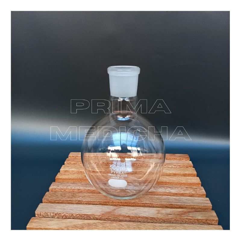 Jual PYREX Boiling Flask / Labu Alas Bulat / Labu Alas Datar | Shopee ...