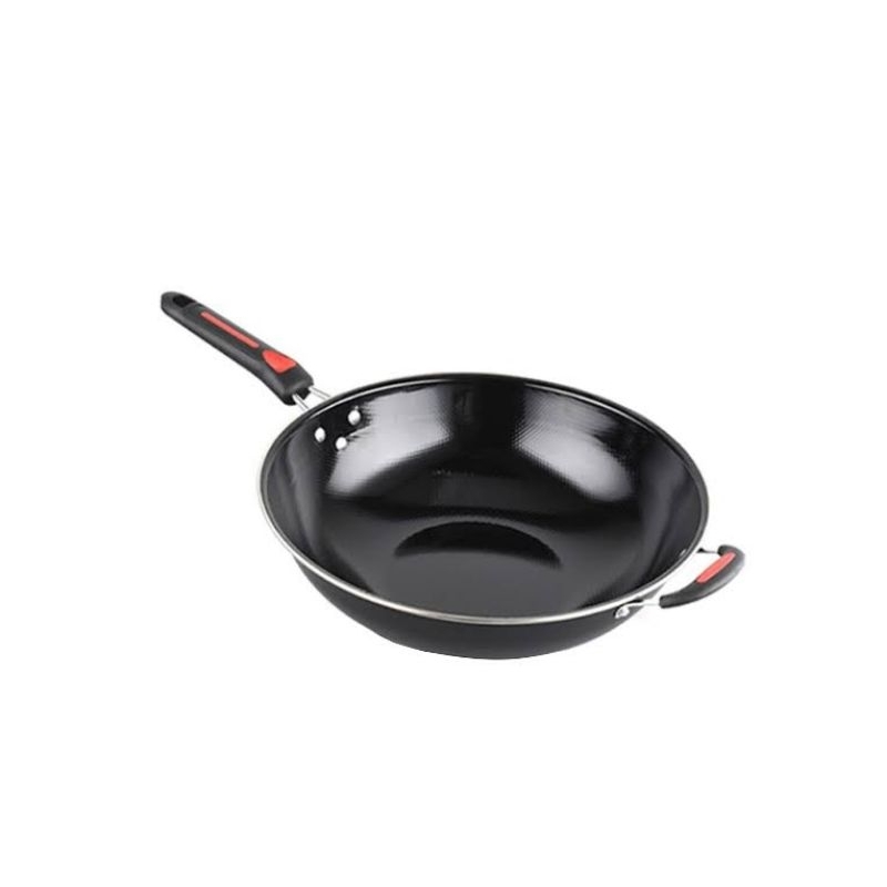 Jual Wajan Enamel / Wajan Gagang 32 cm / Wajan kuping 34 | Shopee Indonesia