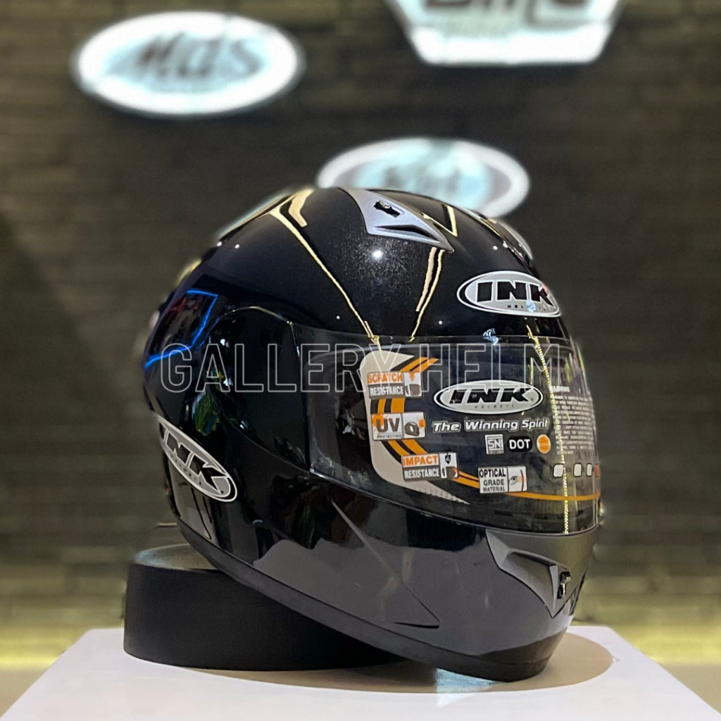 Jual INK CL1 Solid Black Mett / INK CL 1 Anti Scratch / double visor ...