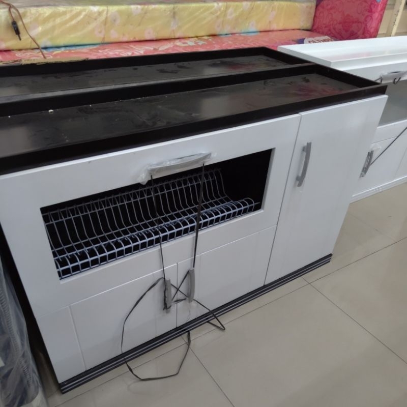 Jual kitchen set atas 3 pintu lemari dapur atas 3 pintu kayu bloktik ...