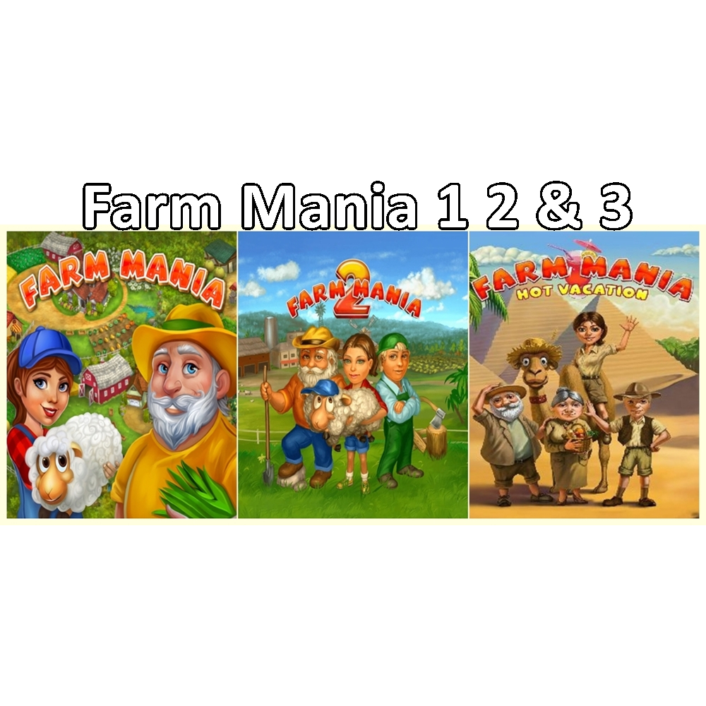 Jual Farm Mania 1 2 & 3 Game untuk Komputer PC Laptop KOLEKSI LENGKAP ...