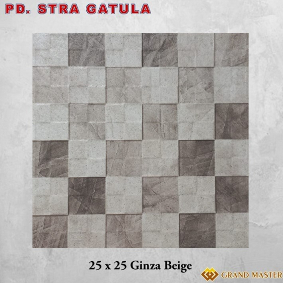Jual Keramik Grand Master 25 x 25 Ginza Grey / Grand Master Tile 25 x 25 Ginza Grey-Keramik ...