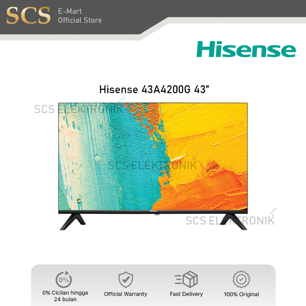 Jual HISENSE 43A4200G Android TV LED 43 Inch Digital Smart 43A4200 ...