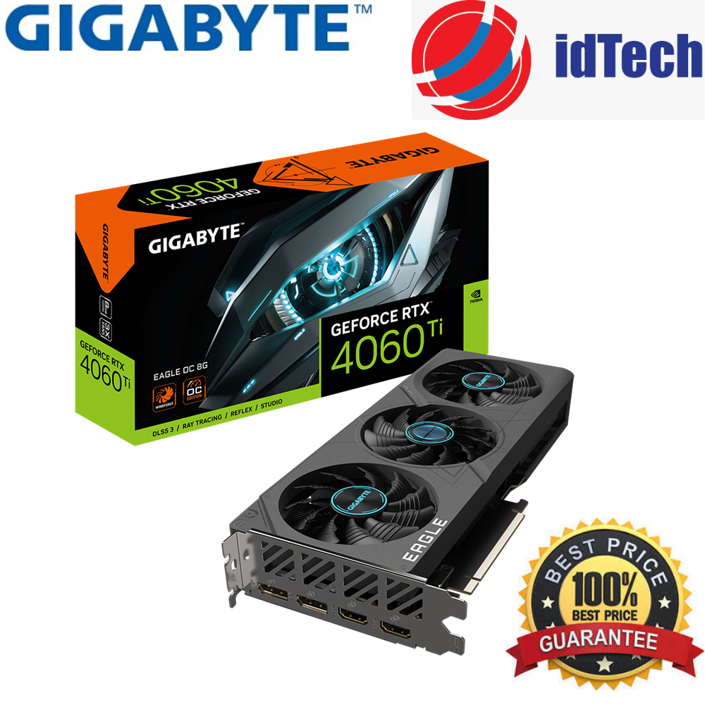 Jual Gigabyte VGA GeForce RTX™ 4060 Ti EAGLE OC 8G (GV-N406TEAGLE OC ...