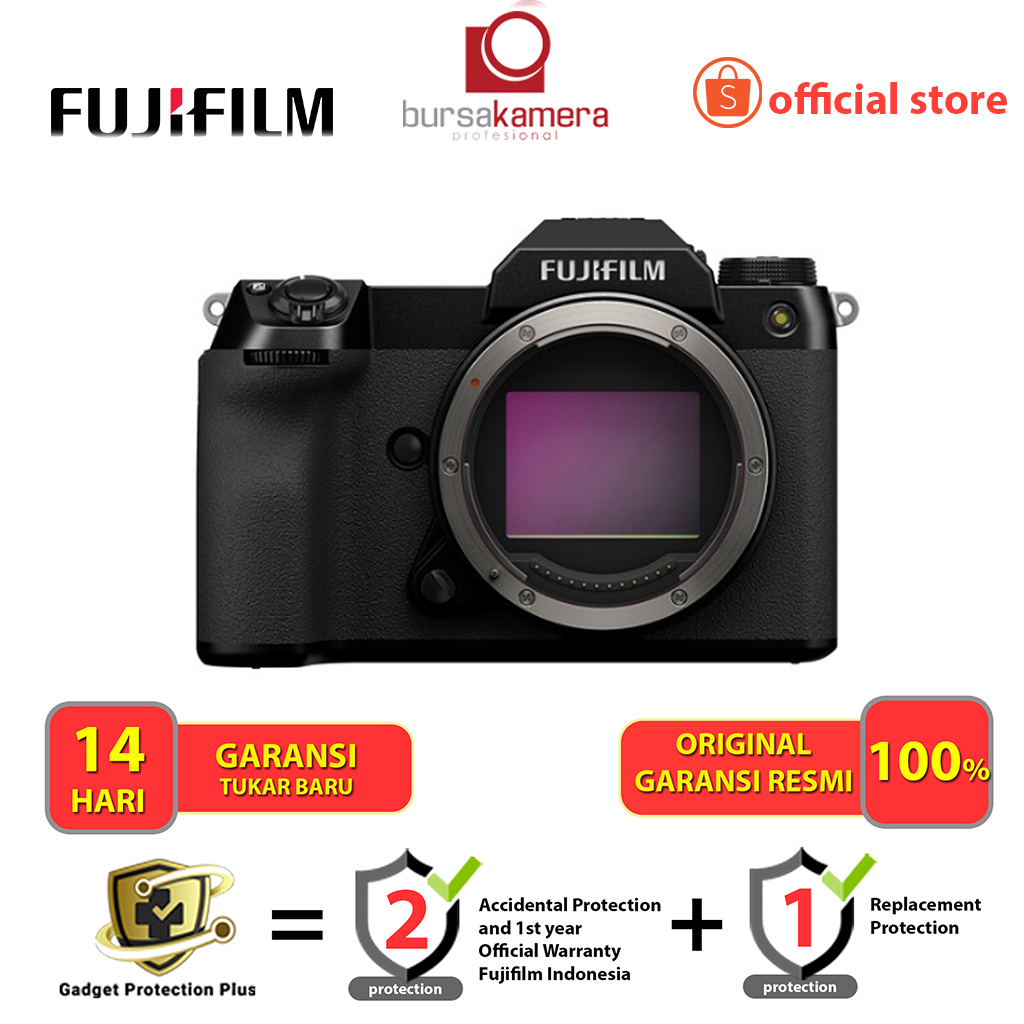 Jual FUJIFILM GFX 50S II Medium Format Mirrorless Camera | Shopee Indonesia