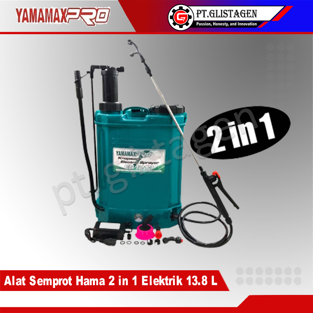 Jual YAMAMAX PRO ES1213 Alat Semprot Hama 2 in 1 Elektrik 13.8 L ...
