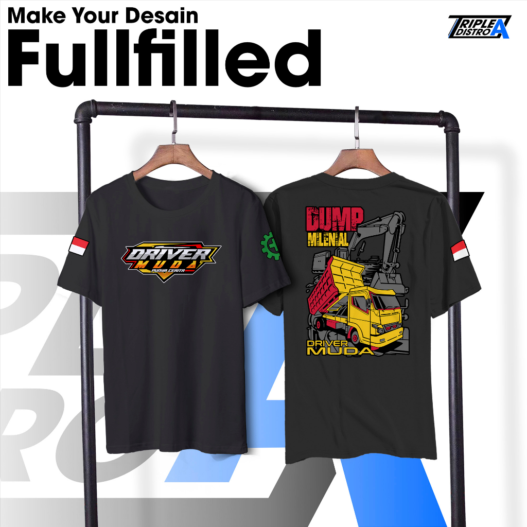 Jual Kaos Driver Muda Terbaru Driver DumpTruck by Triple A Distro ...