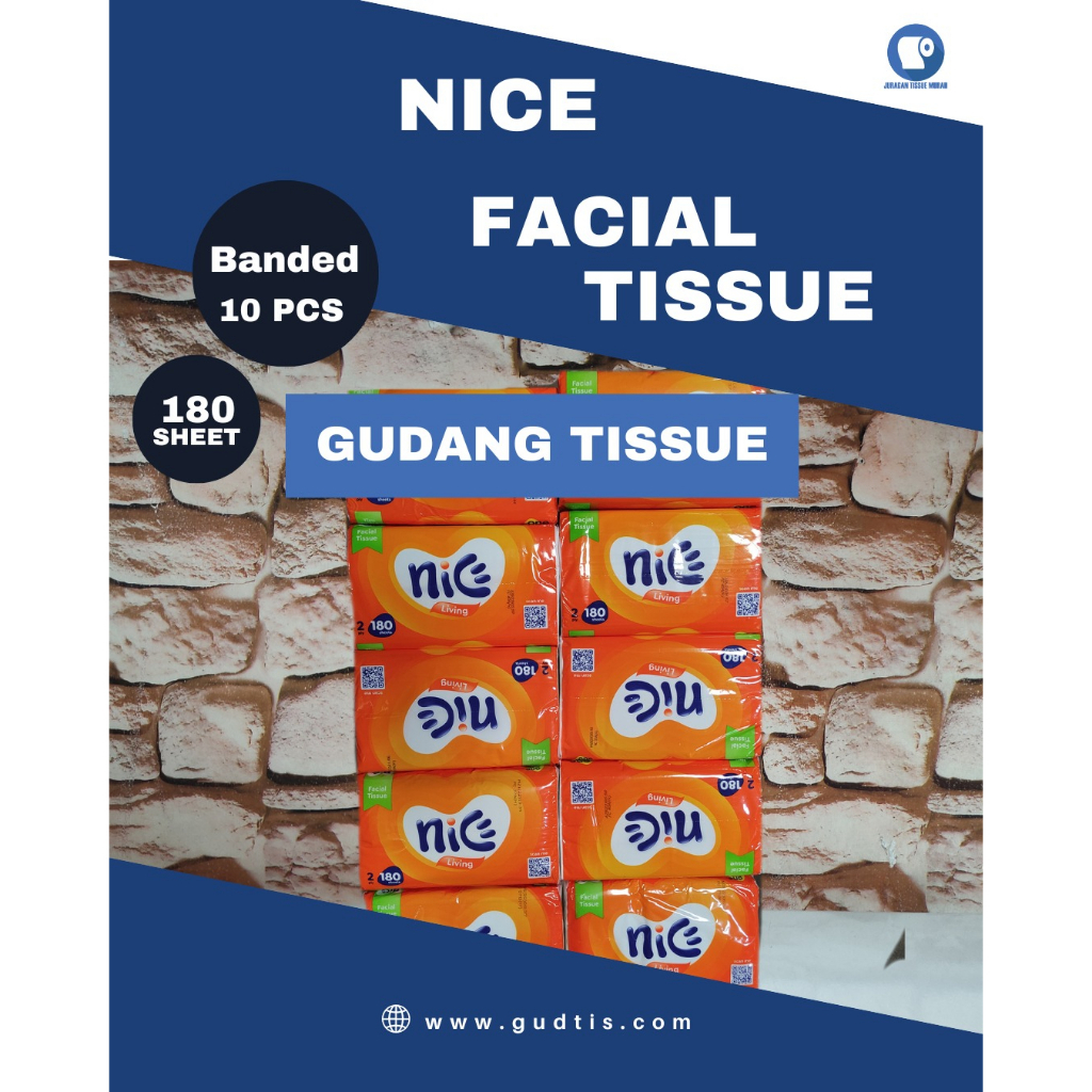Jual Tisu nice 180 sheet PAKET ISI 10 PCS | Shopee Indonesia