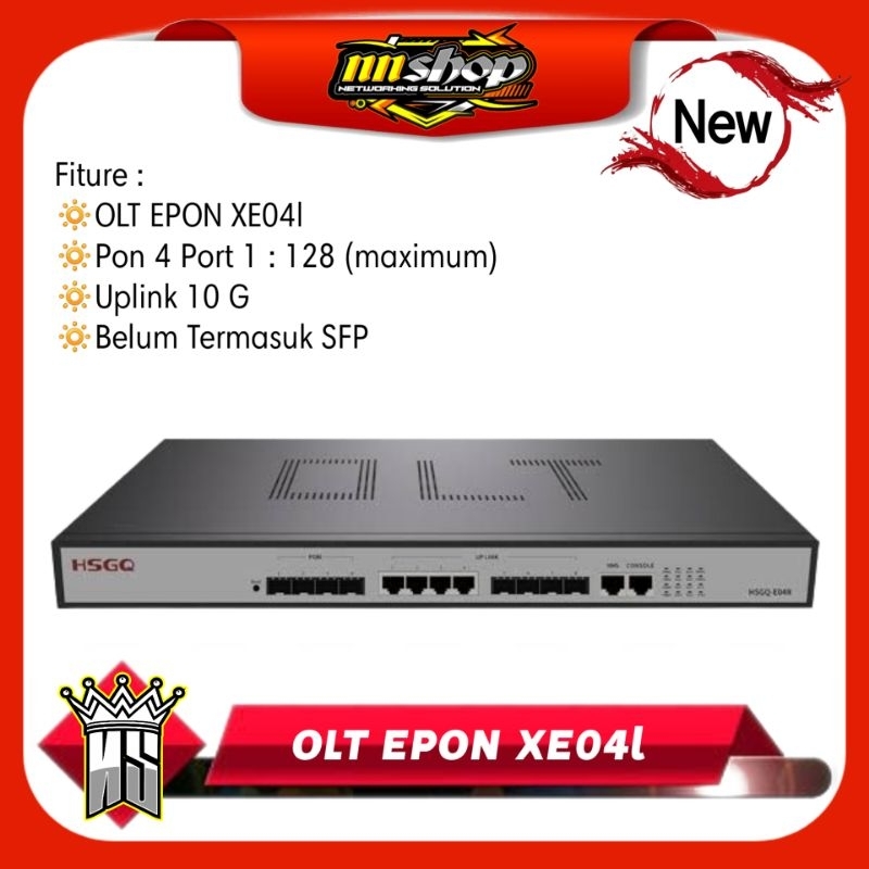 Jual OLT HSGQ XE04l EPON 10G 4 PORT | Non SFP | Shopee Indonesia
