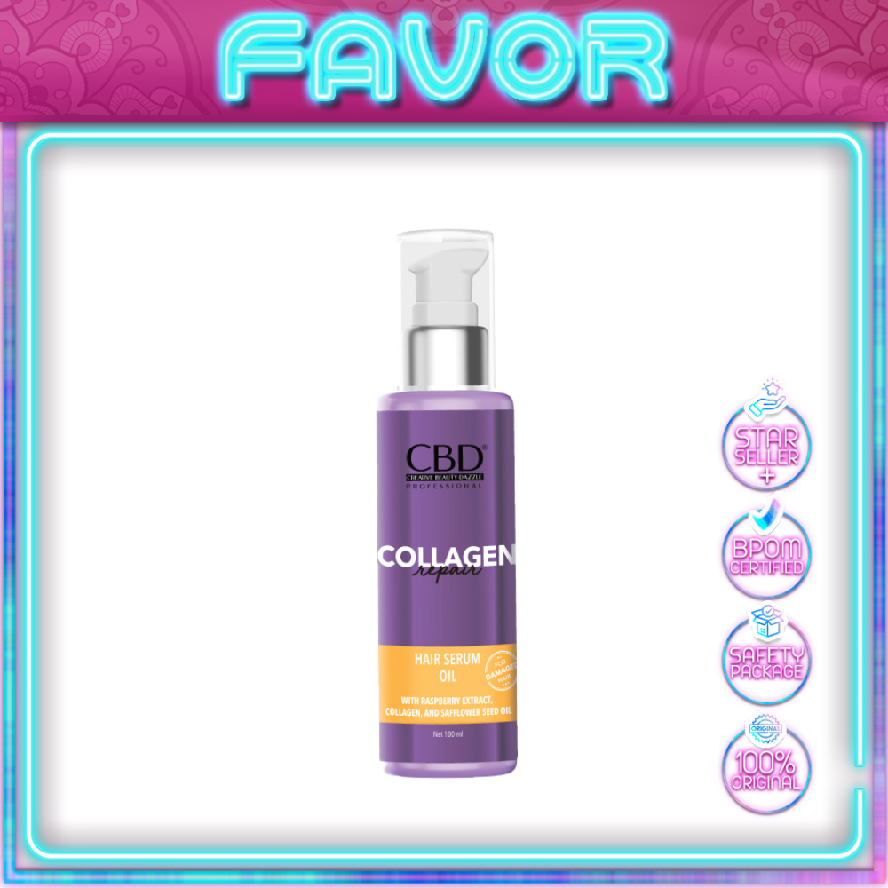 Jual CBD Collagen Repair Hair Serum Oil 100 ml | Shopee Indonesia