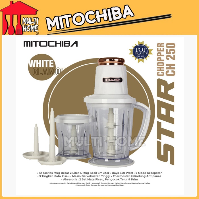 Jual Mitochiba Chopper CH-250 / CH250 / ch 250 New Star Blade 2L - 3 ...