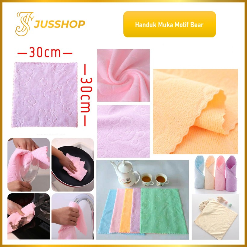 Jual Handuk Muka Lembut Motif Handuk Wajah Face Towel Serbaguna ...