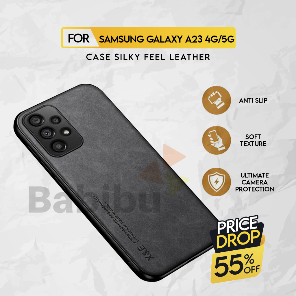 Jual Hardcase Samsung Galaxy A23 4G/5G Case Silky Feel Leather | Shopee ...
