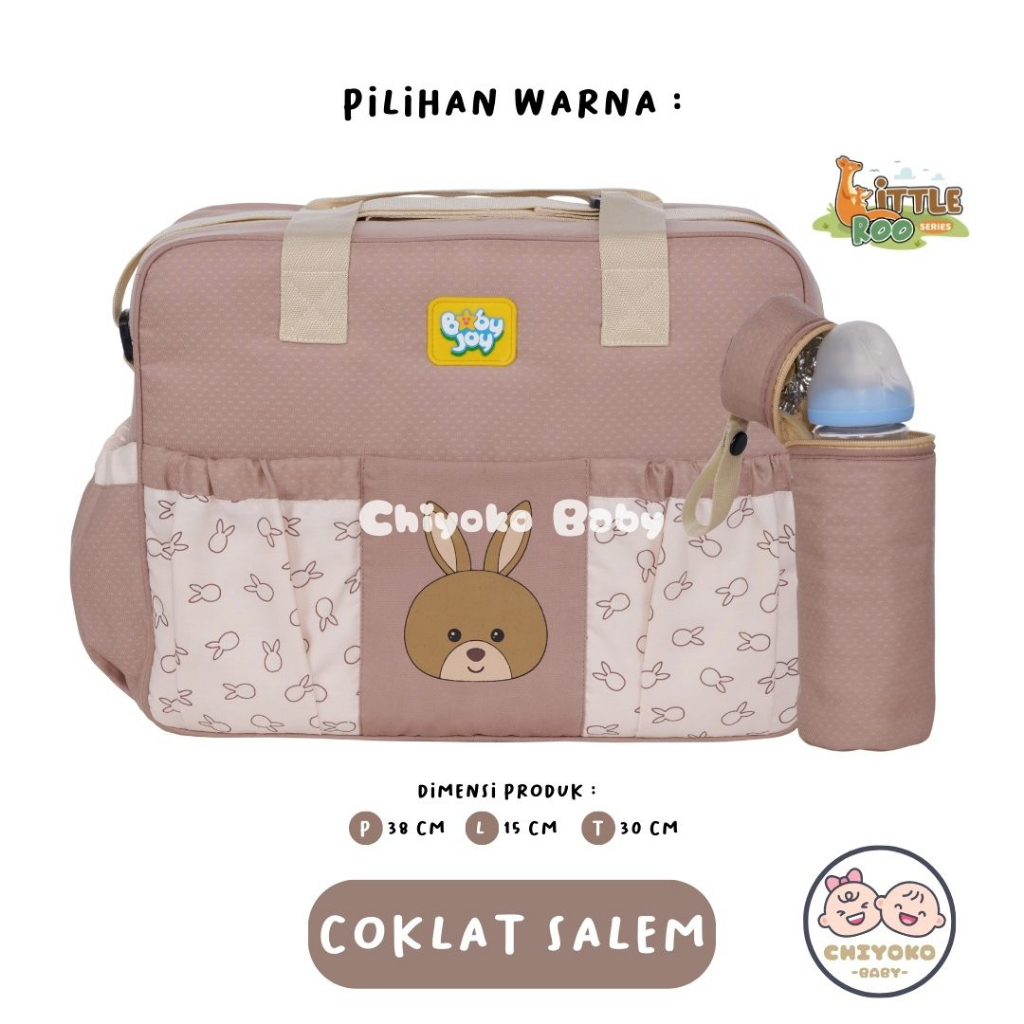 Jual LITTLE ROO SERIES - Tas Bayi Besar + TBS Merk BABY JOY - BJT1050 / Tas Bayi Medium BJT1049 ...