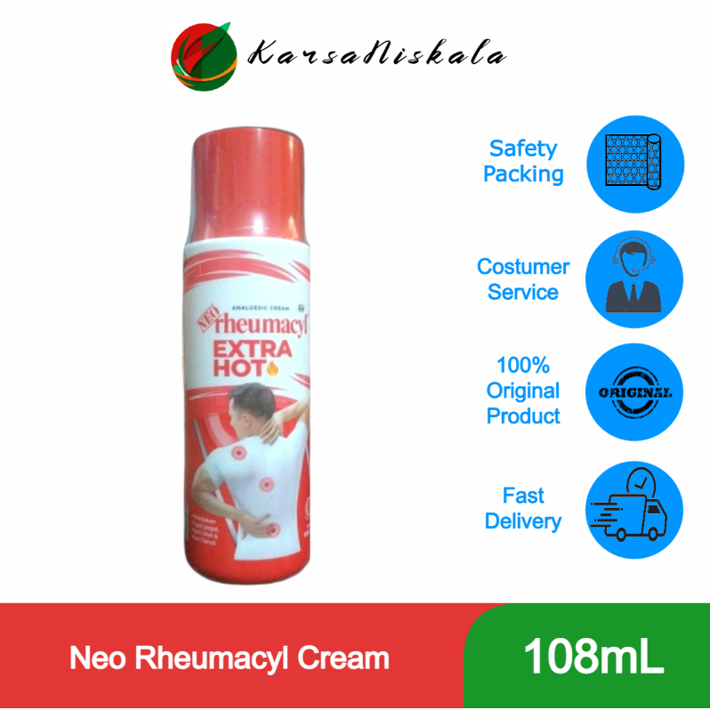 Jual Neo rheumacyl Extra Hot 108 mL Analgesic Cream Analgesik Nyeri ...