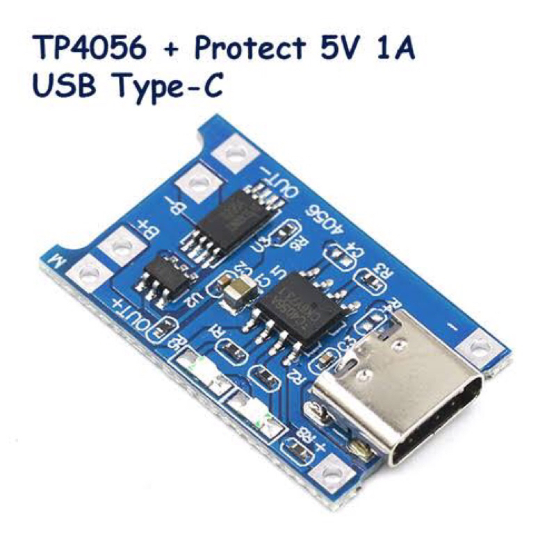 Jual Modul Charger Baterai 18650 Tipe C Plus protection | Shopee Indonesia