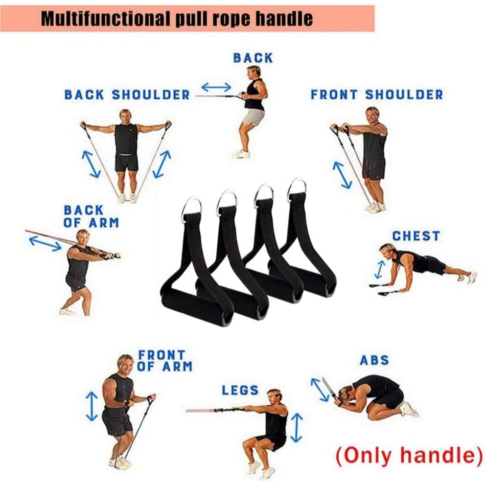 Jual Pull Handles Cable Machine Attachments/Tali Pegangan Yoga Fitness ...