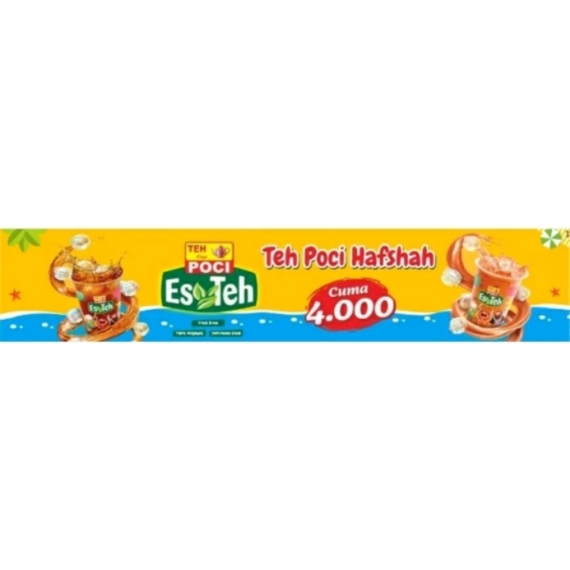 Jual Spanduk Banner Es Teh | Shopee Indonesia