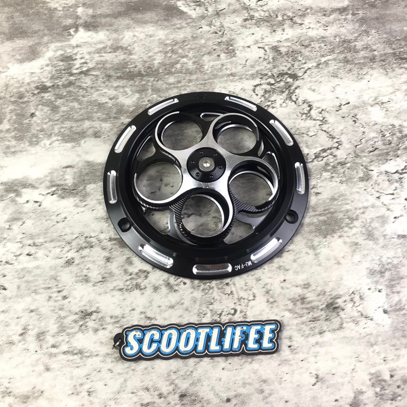 Jual Cover Fan Spinner SP CNC Black For Vespa Sprint Primavera S LX ...
