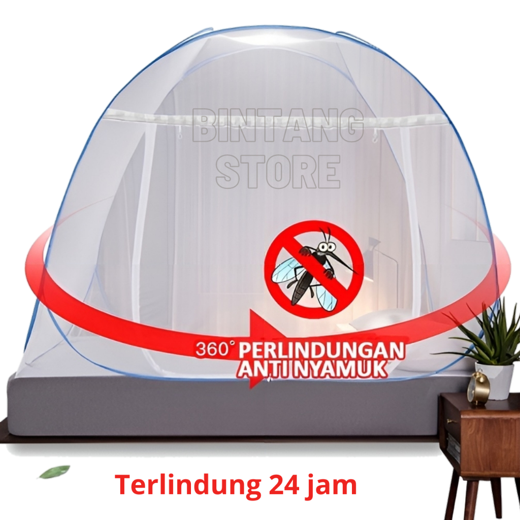 Jual Kelambu Lipat Tenda Anti Nyamuk Jumbo 200 x 200 CM Kulambu Klambu ...