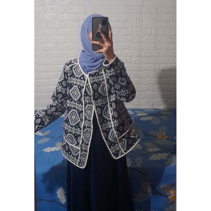 Jual Blazer Batik Etnik Blazer Etnik Cardigan Batik Etnik | Shopee ...