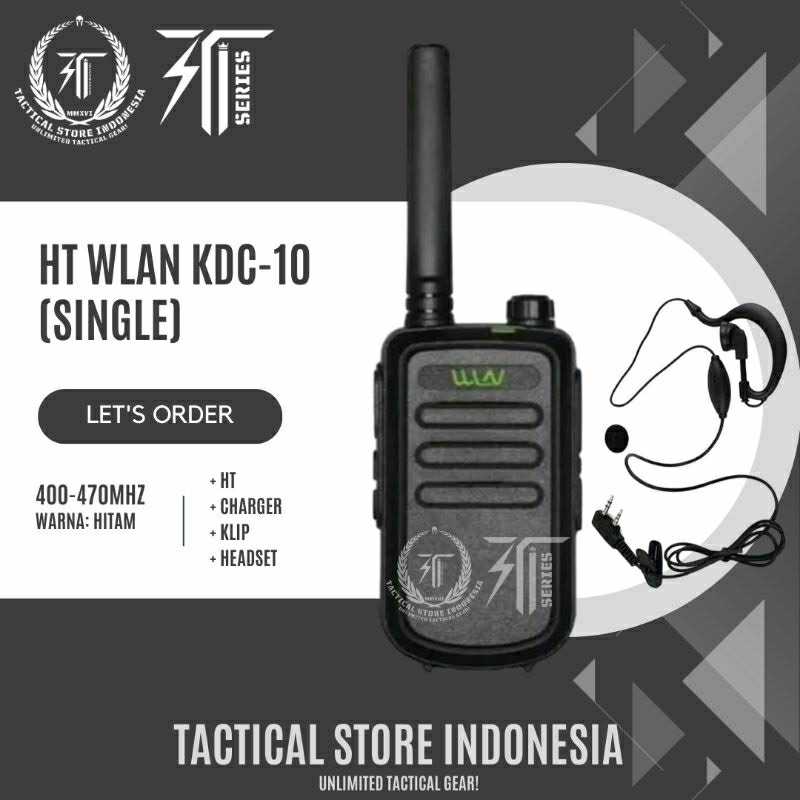 Jual HT WLAN / HANDY TALKIE WLN KD C-10 SINGLE + BONUS HEADSET HT ...