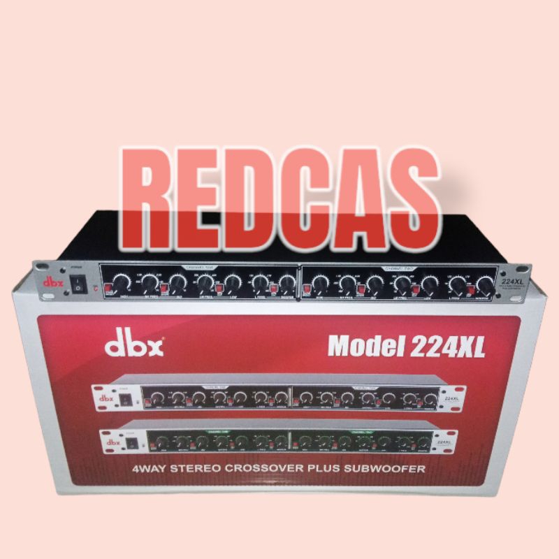 Jual DBX 224 XL 4 WAY STEREO CROSSOVER PLUS SUBWOOFER 224XL DUS MERAH | Shopee Indonesia