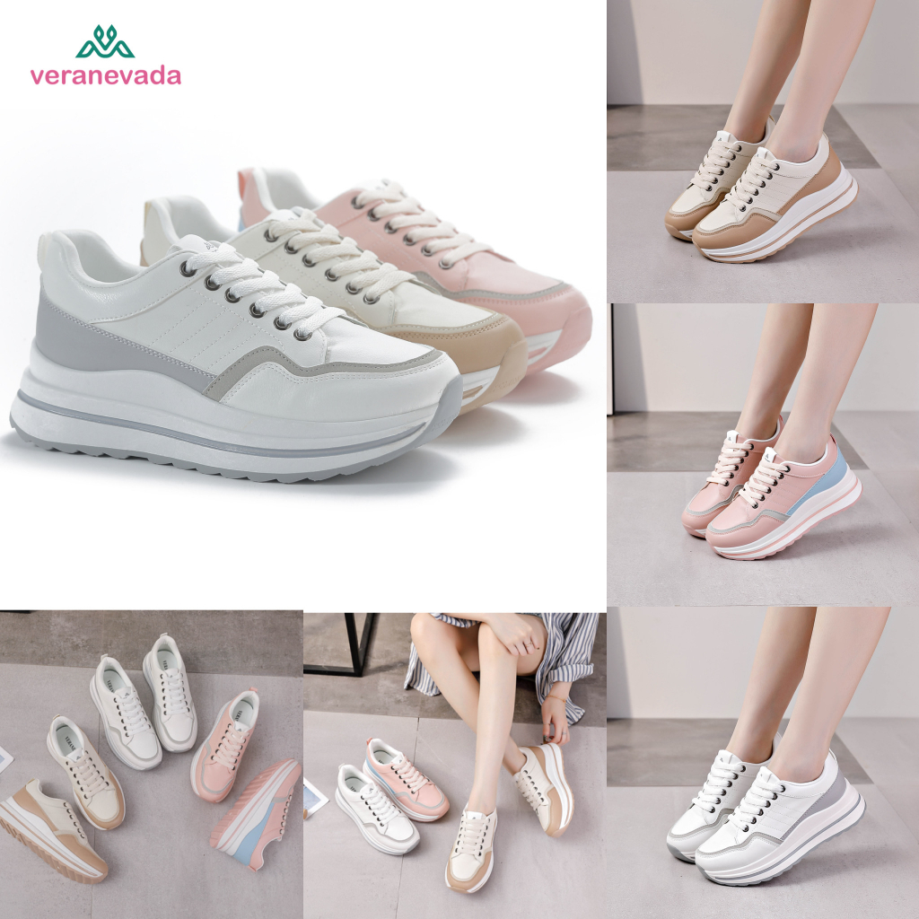 Jual Vera Nevada Sepatu Sneakers Wanita Sport Shoes V009 | Shopee Indonesia