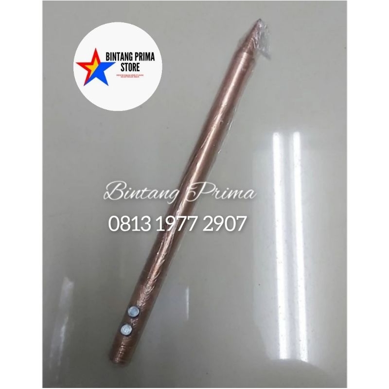 Jual Tombak Anti Petir / Splitzen Full Tembaga Asli 30cm Ukuran 3/4 ...