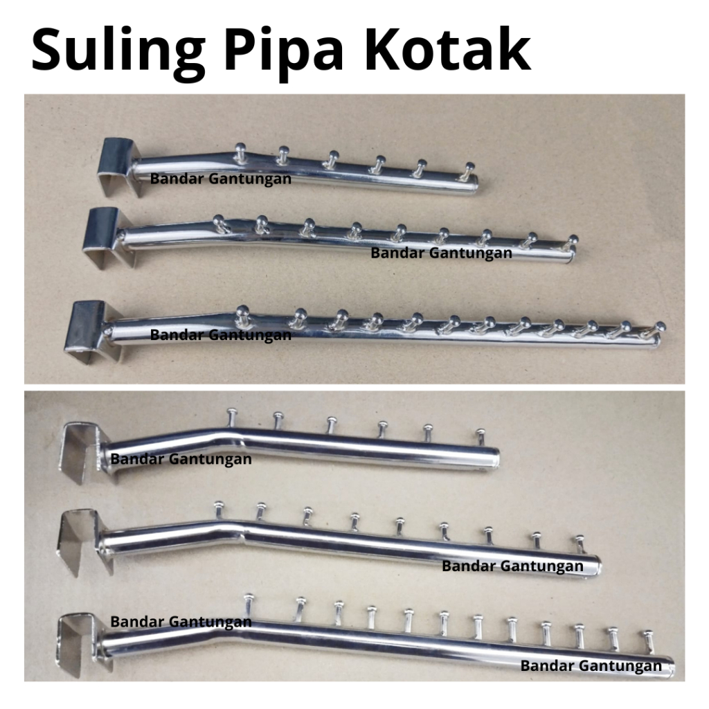Jual Suling Hanger Besi Pipa Kotak / Gantungan Hanger Suling Besi ...