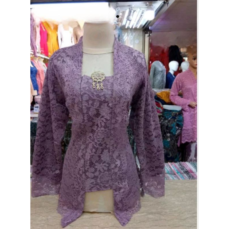 Jual KEBAYA BROKAT KUTUBARU//KEBAYA BRUKAT WISUDA//KEBAYA SERAGAM PERPISAHAN//KEBAYA REALPICT ...