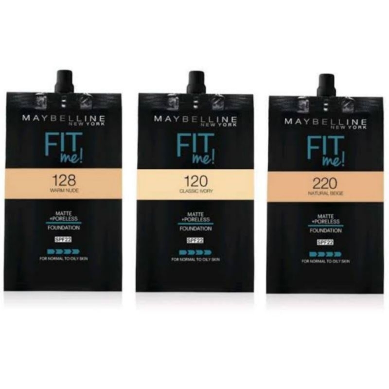 Jual Maybelline Fit Me Matte +Poreless Foundation shade 120 Classic ...