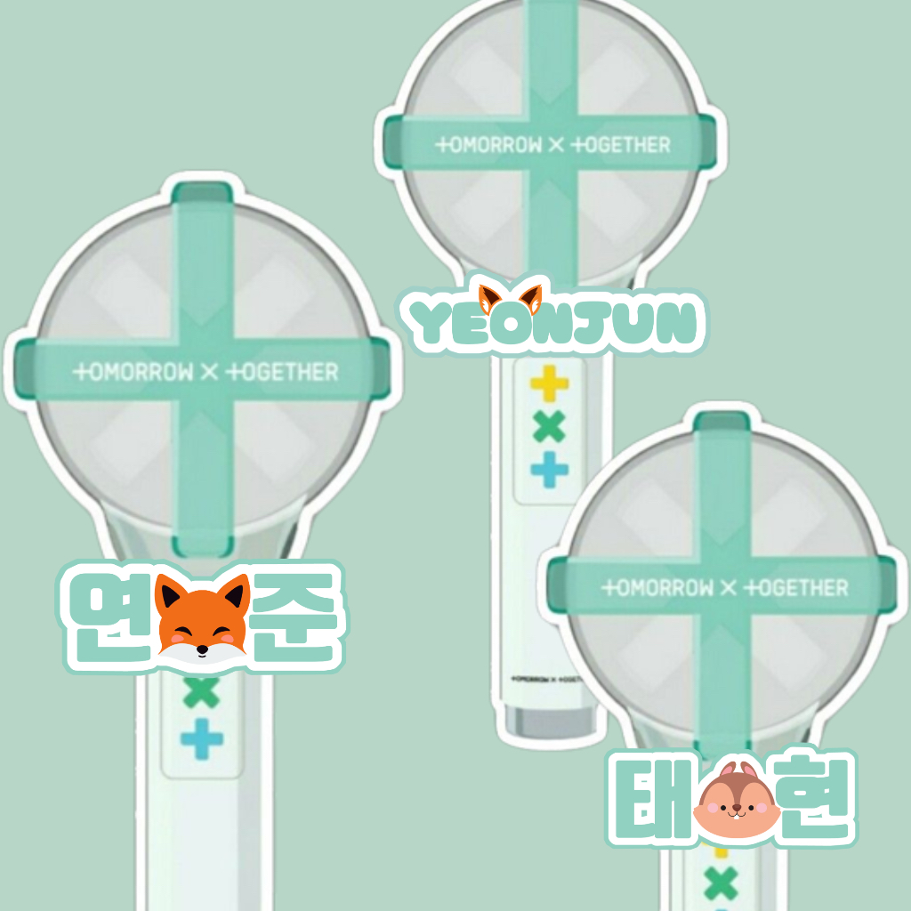 Jual Name Tag Lightstick TXT / Nametag Moabong / Moabong decoration ...