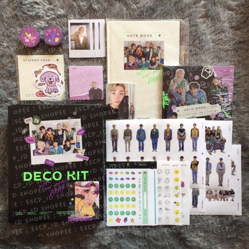 Jual READY : SHARING BTS - DECO KIT | RPC JUNGKOOK JK RM JIN | Shopee ...