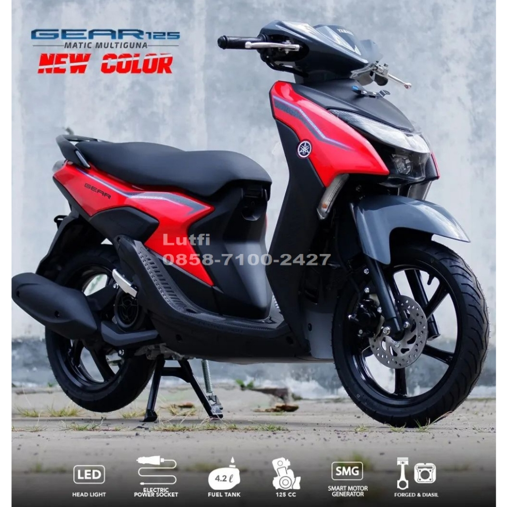 Jual Motor Yamaha Gear 125 Merah Abu / Yamaha Gear Merah Abu 2023 baru ... Jual Motor Yamaha Gear 125 Merah Abu / Yamaha Gear Merah Abu 2023 baru ...