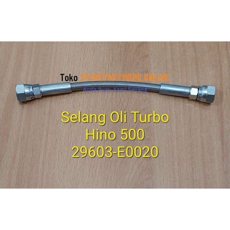 Jual Hose selang oil turbo hino lohan jo8e fm260ti fg235jd 29603-e0020 | Shopee Indonesia