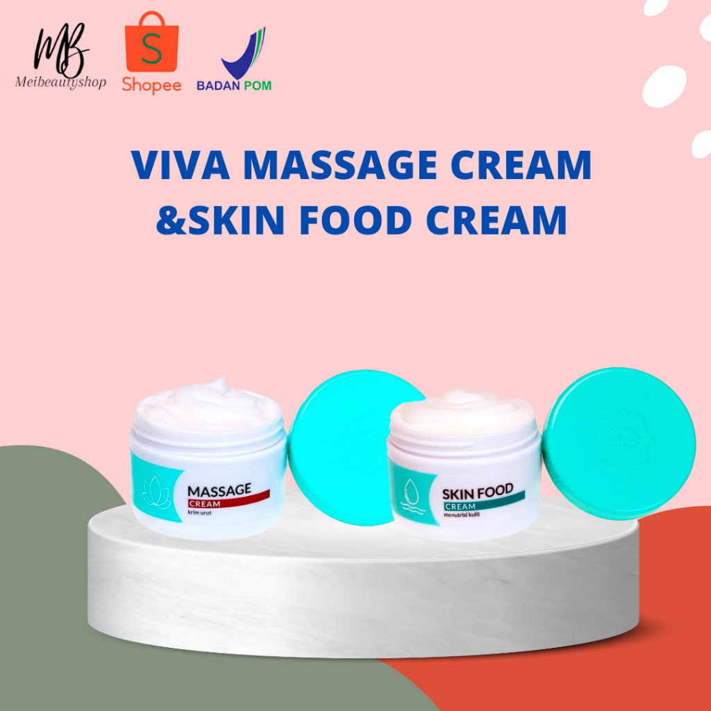 Jual Viva Massage Cream|Viva Skin Food Cream with Vit A, E & F | Shopee ...