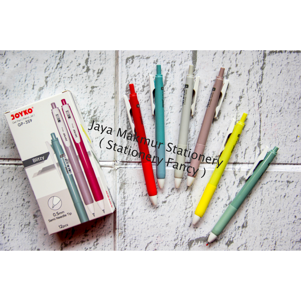 Jual Pen Joyko Blitzy 0.5 mm GP-359 (1 Lusin) | Shopee Indonesia