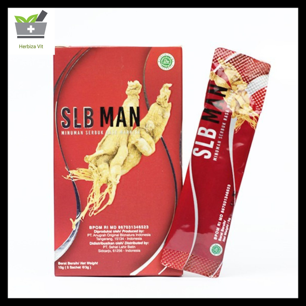 Jual SLB Man Minuman Ginseng 1 Box Isi 5 Sachet Meningkatkan Vitalitas ...