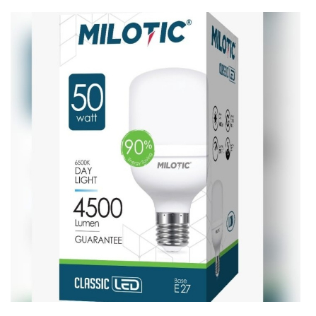 Jual Lampu Bohlam Led 50 Watt Milotic | Shopee Indonesia