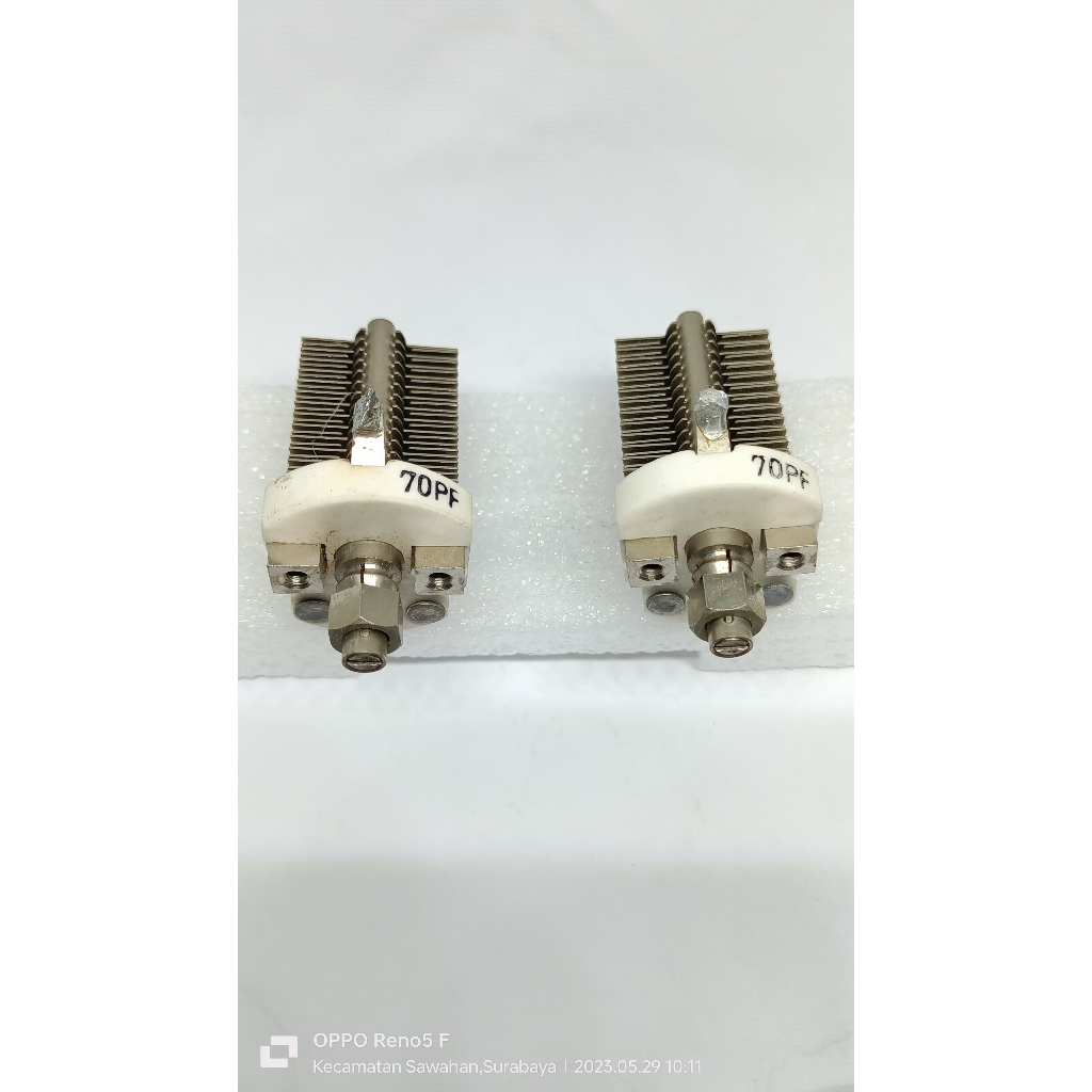 Jual VARCO BESI BODY KERAMIK 70PF (PER SET=2 PCS) | Shopee Indonesia