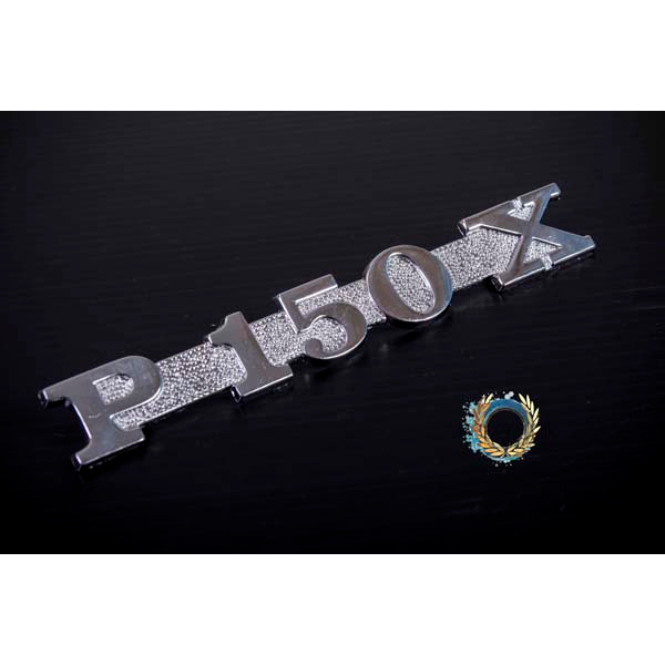 Jual Tulisan Emblem P150X Vespa Alumunium Krom Chrome | Shopee Indonesia